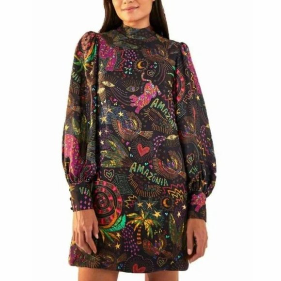 FARM Rio | Dresses | Farm Rio Amazonia Mini Dress M Nwt | Poshmark